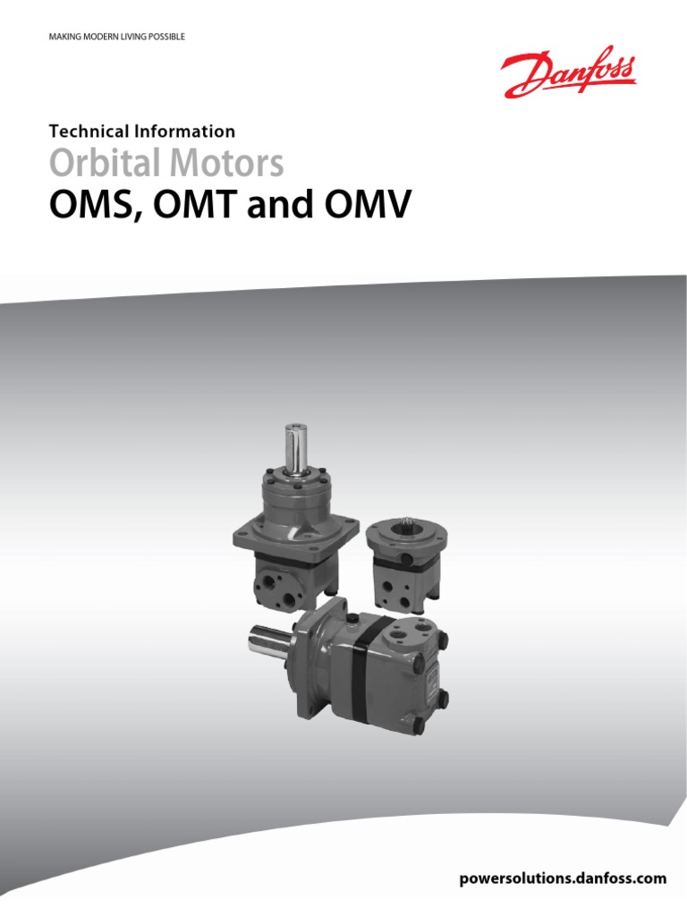 Orbital Motors: Oms, Omt and Omv | PDF | Horsepower | Valve