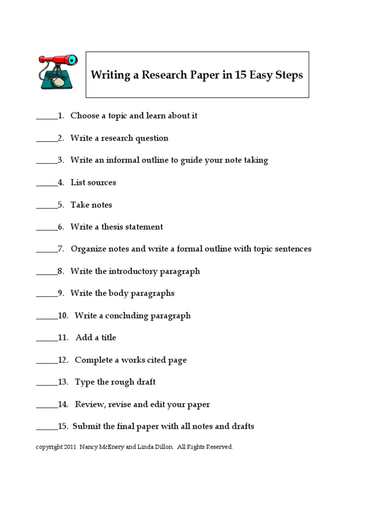 Writing A Research Paper in 15 Easy Steps 3 8 2011 | PDF | Pit Bull | Diana