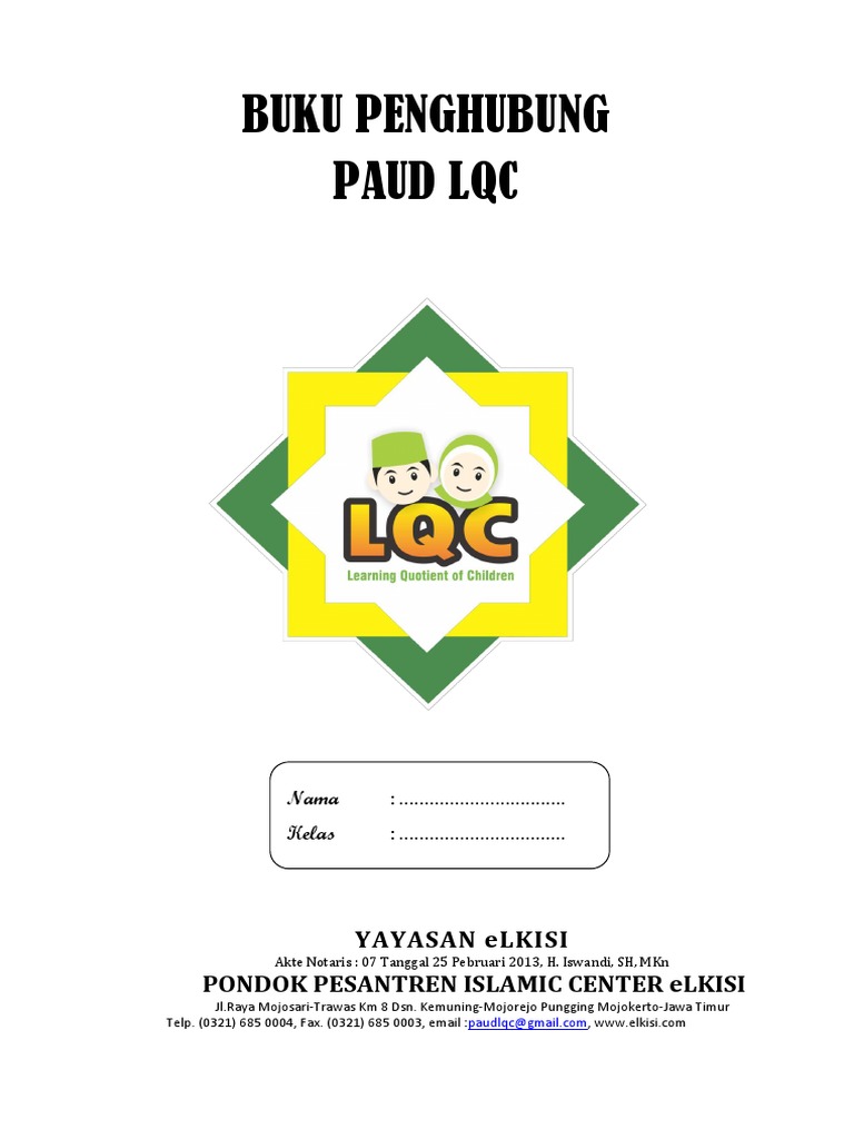 Cover Buku Penghubung LQC | PDF