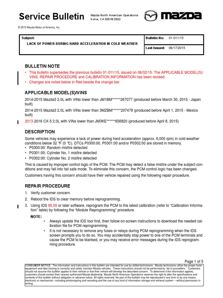 Lack of Power During Hard Acceleration in Cold Weather | PDF ...