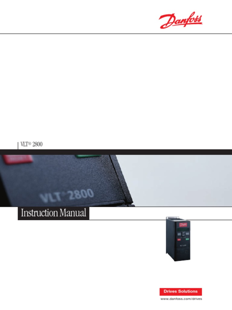 Danfoss VLT 2800 Manual | PDF | Power Supply | Mains Electricity