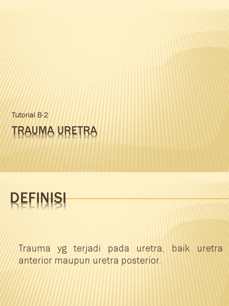 Trauma Uretra | PDF
