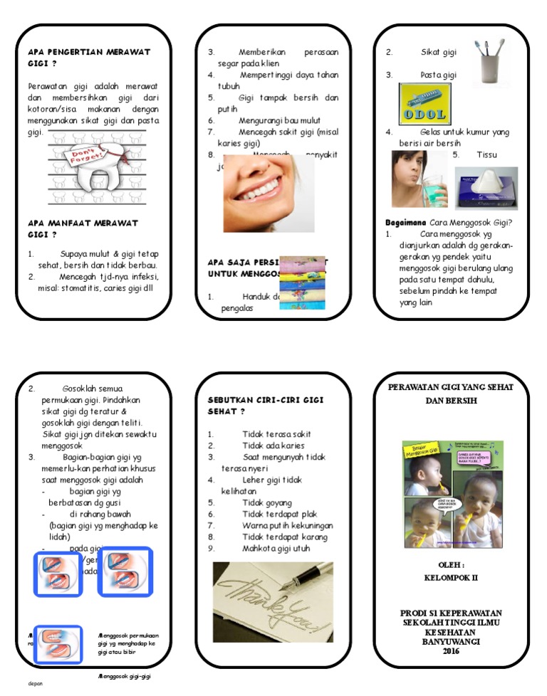 Gosok Gigi Leaflet | PDF