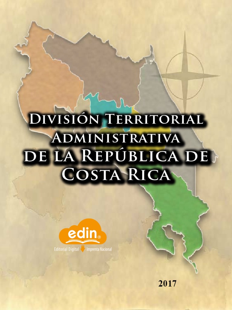 División Territorial Administrativa de la República de Costa Rica ...