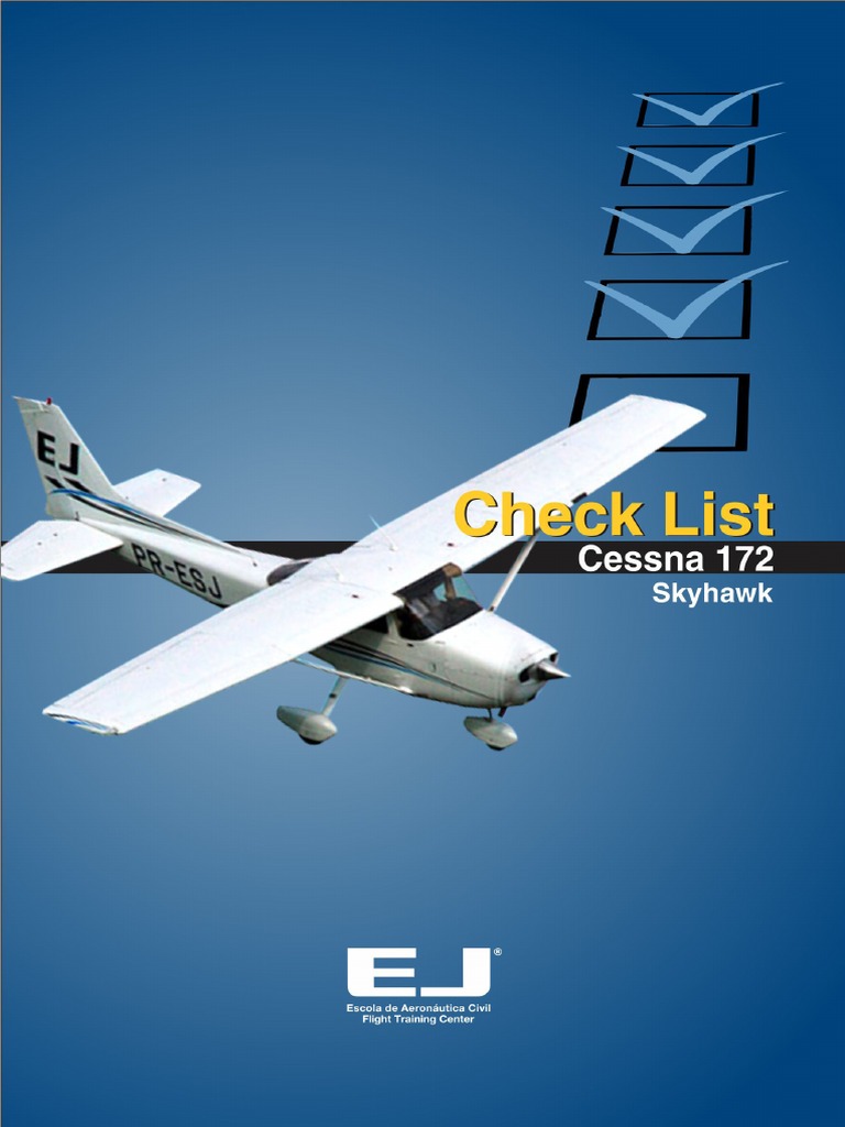 CheckList Cessna 172 PDF | PDF | Throttle | Avionics