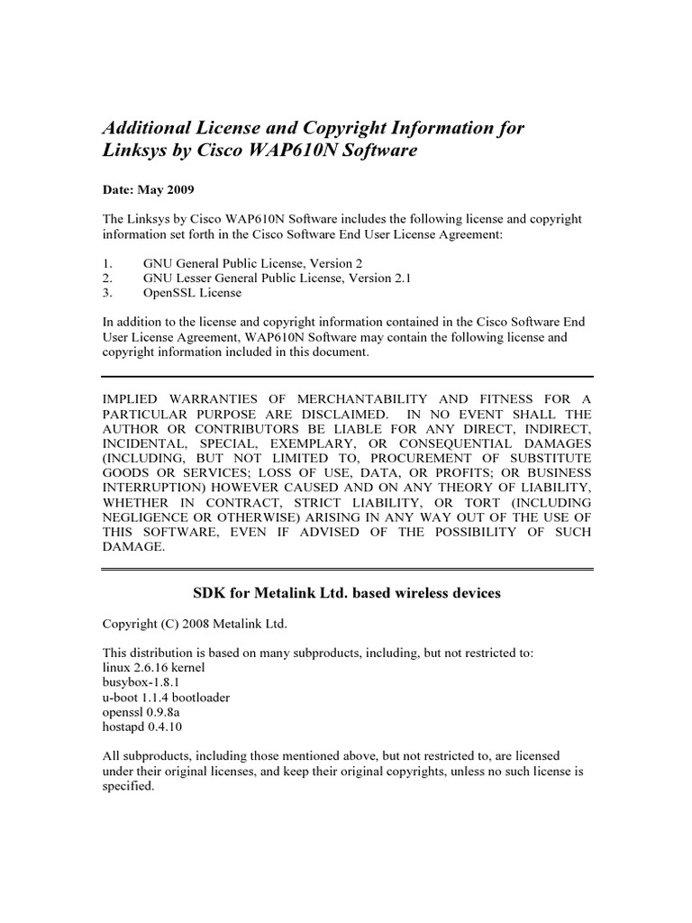 License Notice | PDF | Source Code | License