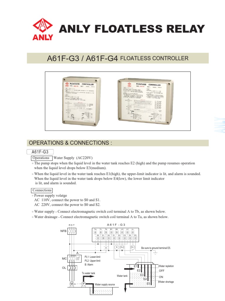 ANLY Floatless Relay (5&8 Rod) | PDF | Electrical Equipment ...