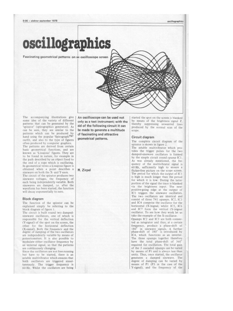 Elektor Magazine Oscillographics 1978 09 | PDF