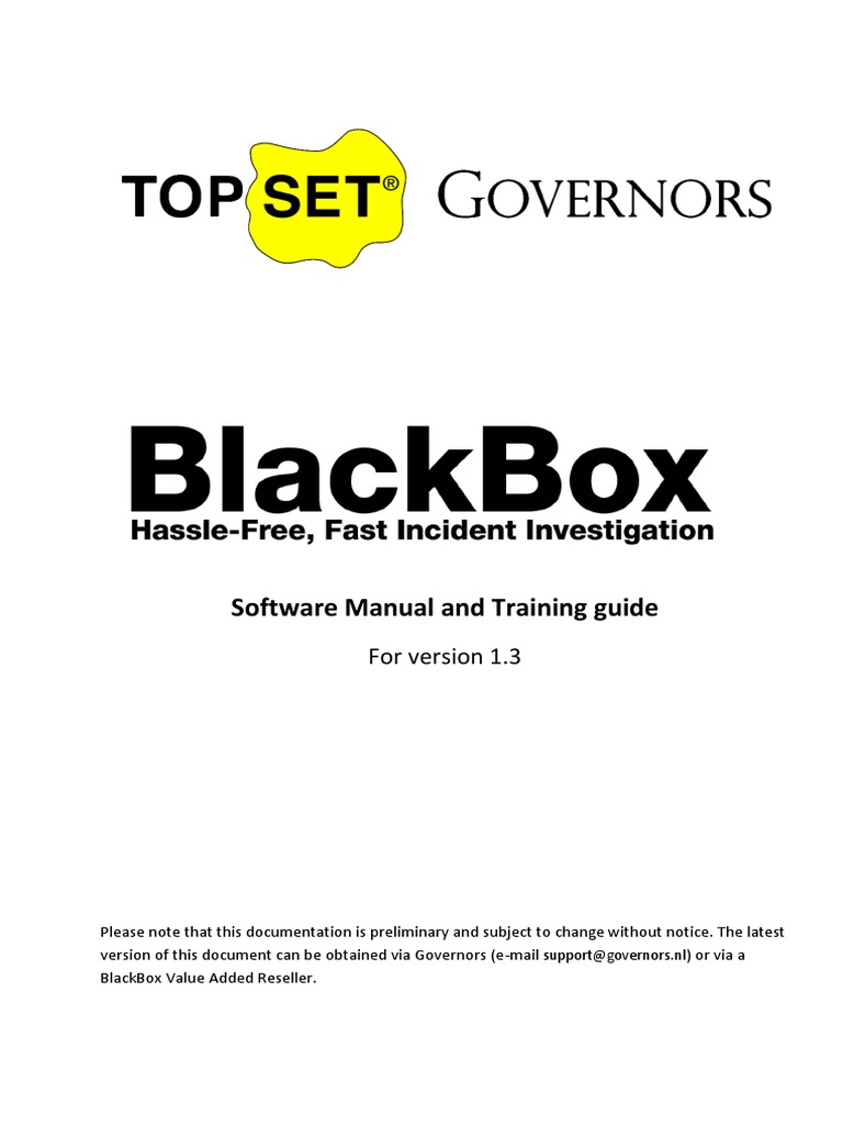 Software Manual BlackBox 1.3 | PDF | Causality | Microsoft Windows