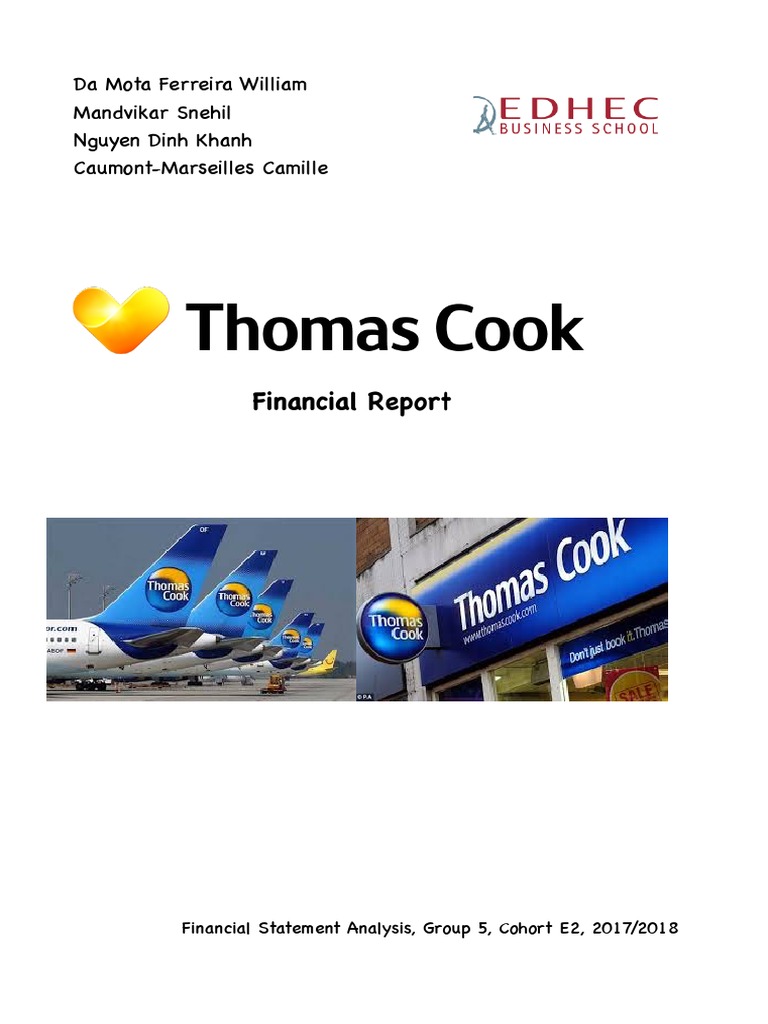 Thomas Cook Report | PDF | Travel Agency | Tourism And Leisure
