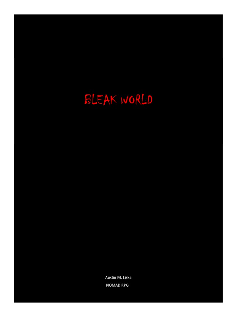 Bleak World RPG | PDF | Vampires | Shapeshifting