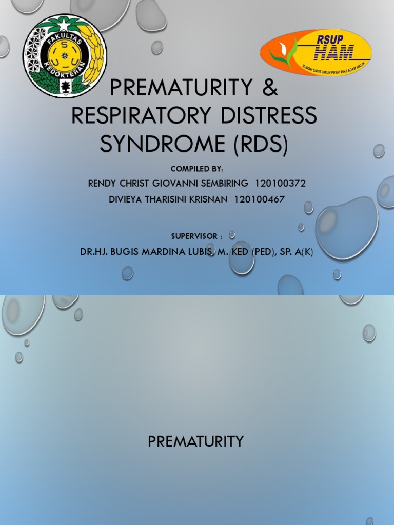 Respiratory Distress Syndrome | PDF | Preterm Birth | Breathing
