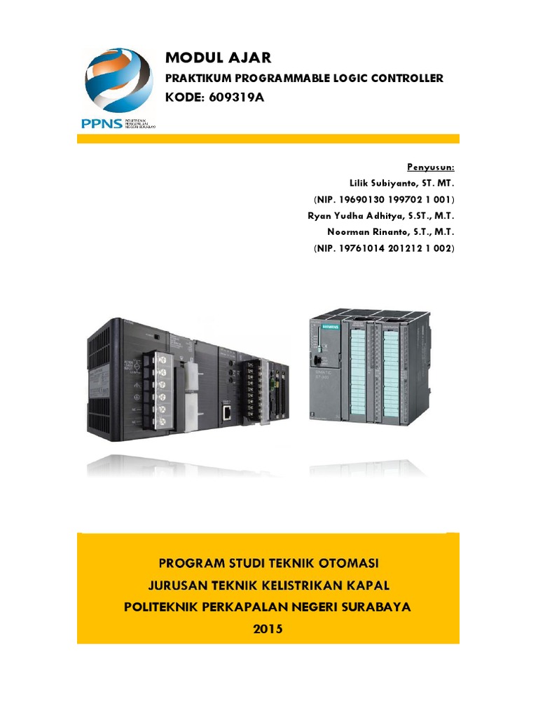 2015 Modul Ajar Praktikum PLC R Opt PDF | PDF