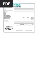 Contoh Nota dan Kwitansi Travel Mobil | PDF
