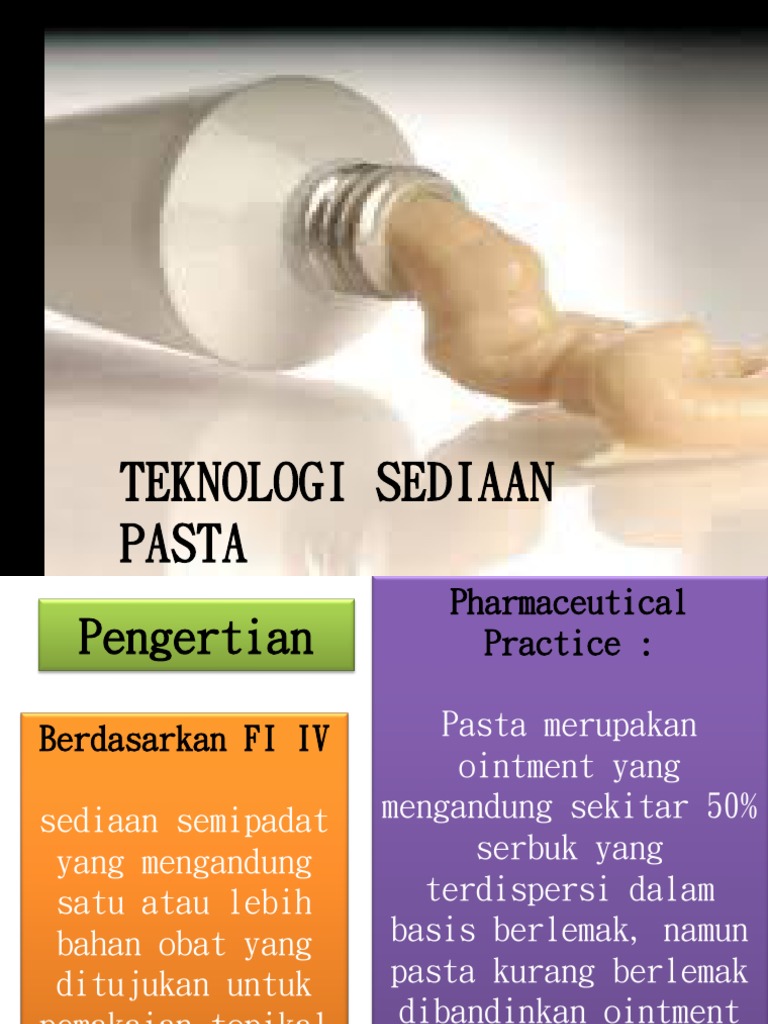 Teknologi dan Evaluasi Sediaan Pasta | PDF