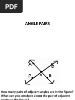 Angle Relationships Worksheet | PDF