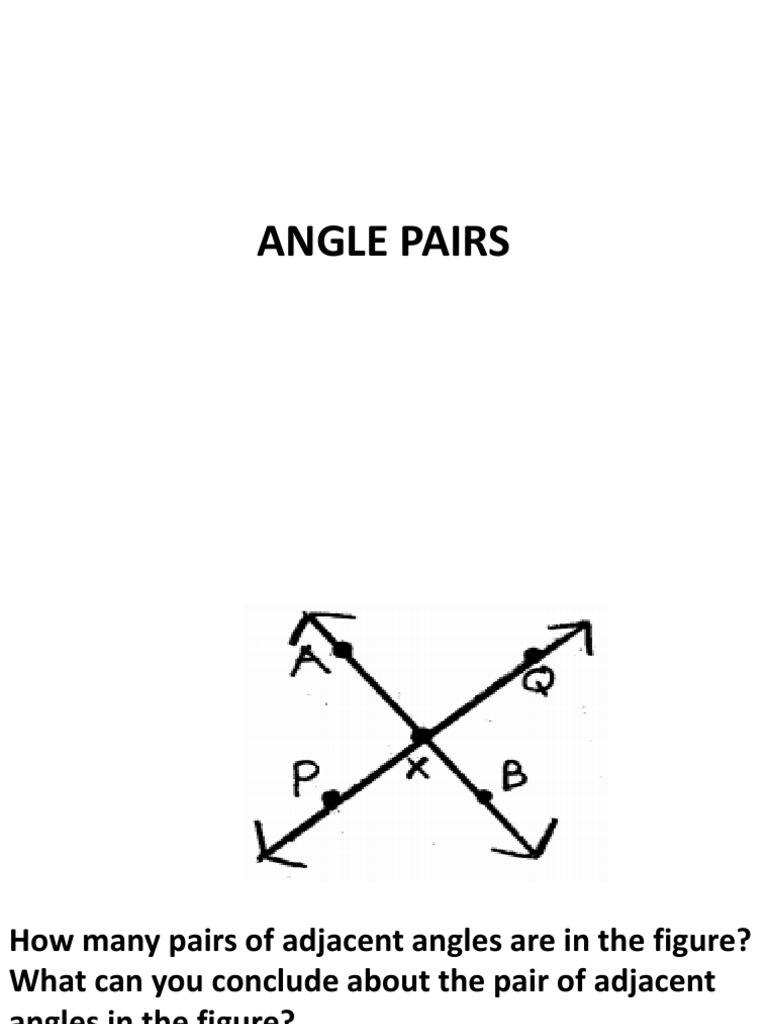 Angle Pairs | PDF | Angle | Elementary Geometry