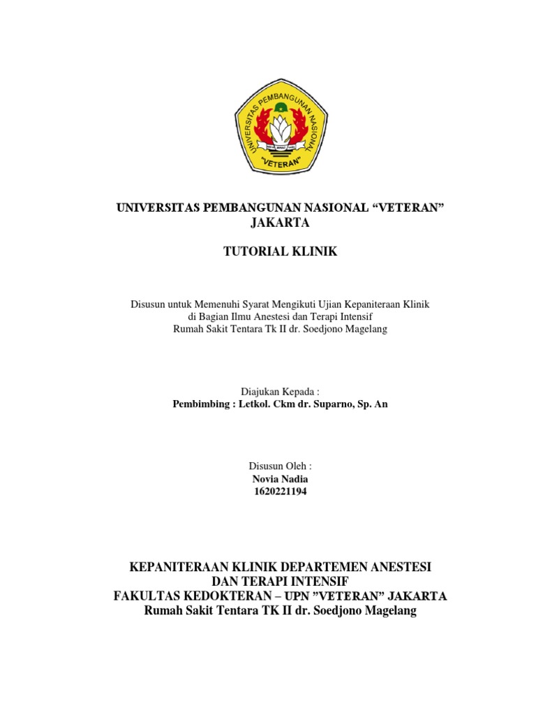 Makalah Tutorial | PDF