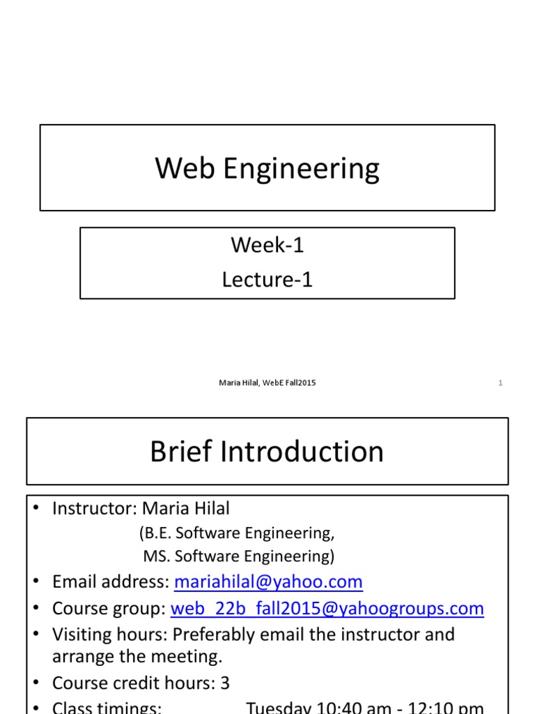 W.E Lec1 | PDF | Web Application | Application Software