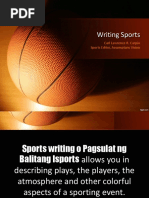 Sports Writing Headline | PDF