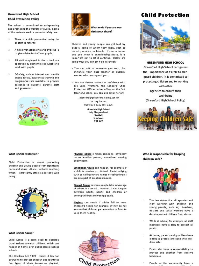 Child Protection Leaflet (Final) | PDF | Child Protection | Child Neglect