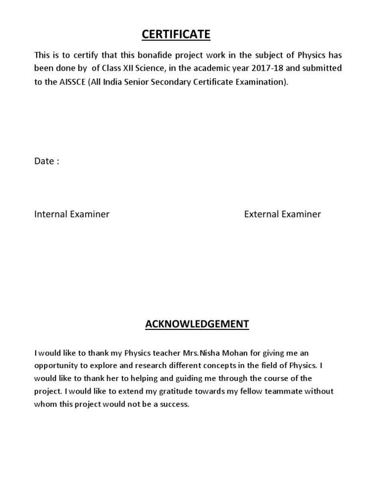 Certificate: Date | PDF