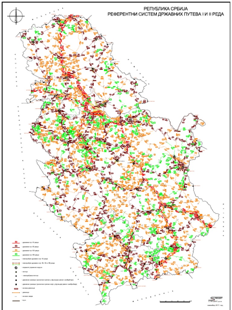 Karta Referentnog Sistema Drzavnih Puteva | PDF