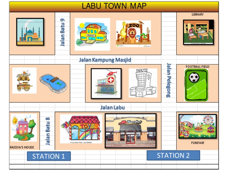 Labu Town Map Overview | PDF