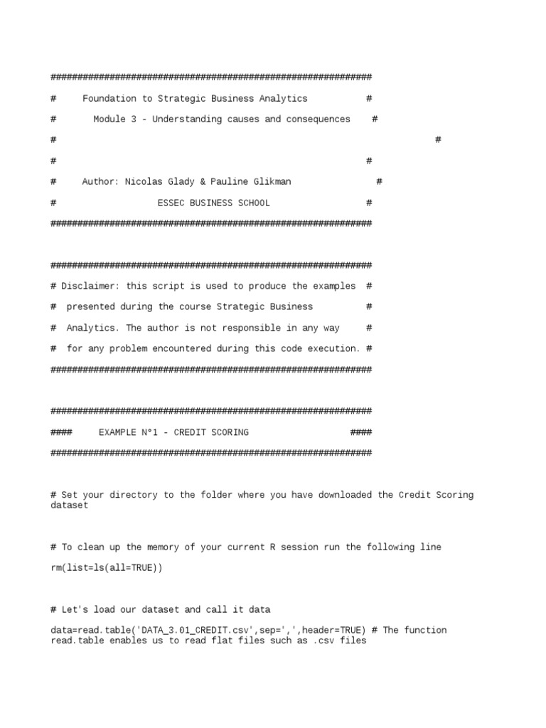 R Script Module 3 | PDF | Regression Analysis | Statistical Analysis