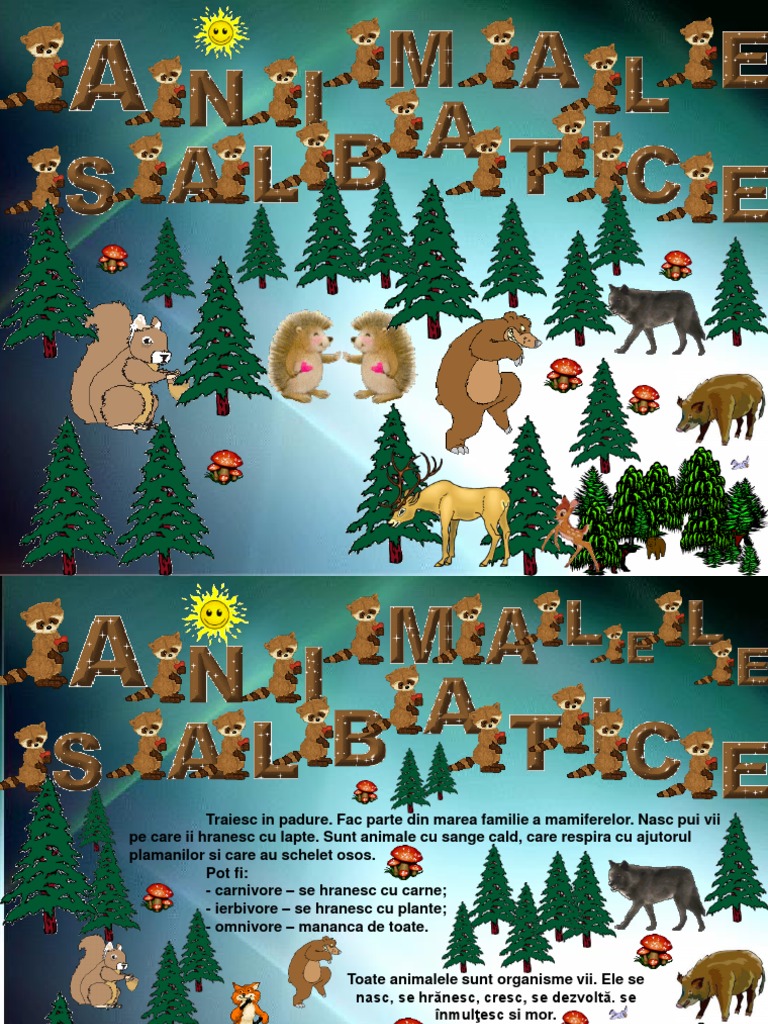 Animale Salbatice - Pps | PDF