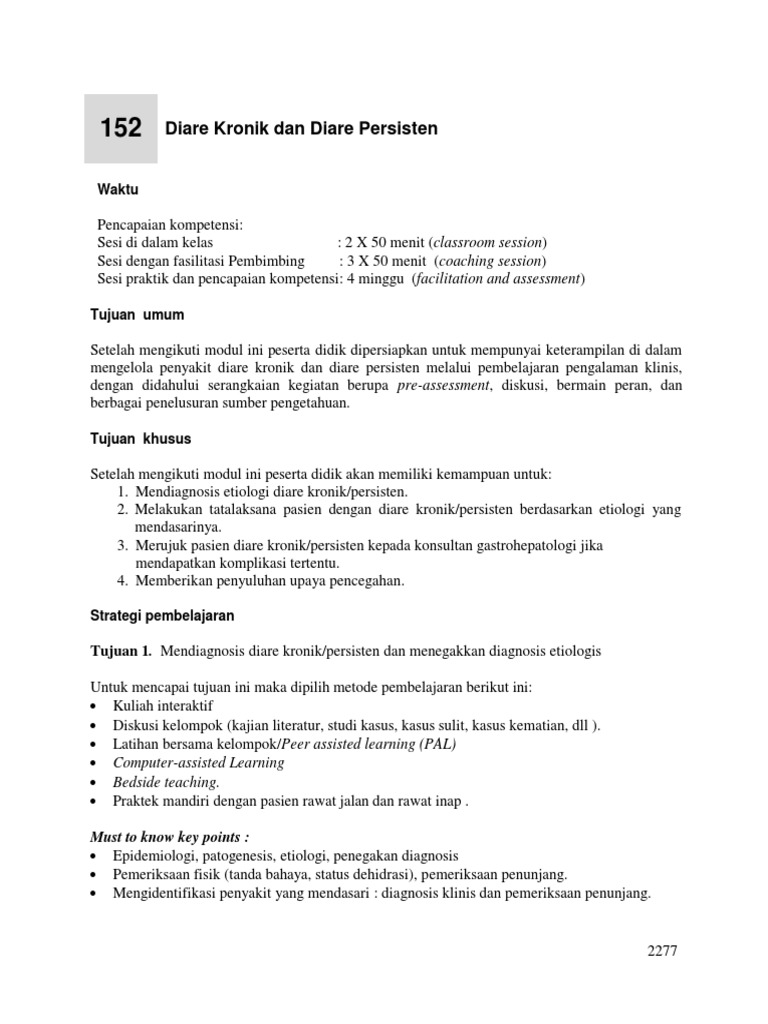 GE06 Diare-Kronik | PDF