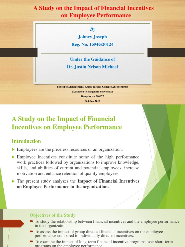 Financial Incentives Ppt | Incentive | Motivation | Free 30-day Trial ...