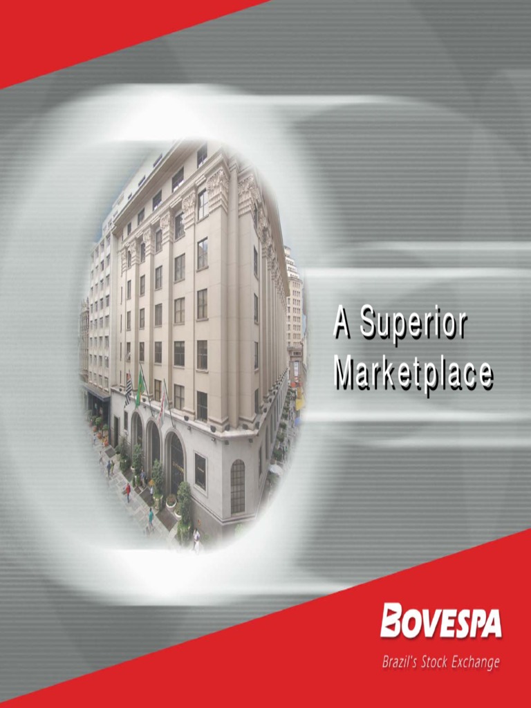 BOVESPA Presentation | PDF | Order (Exchange) | Securities (Finance)