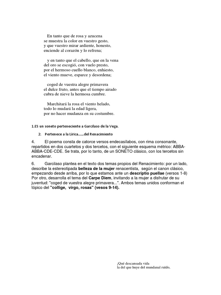 En Tanto Que de Rosa y Azucena | PDF | Metro (poesía) | Poesía