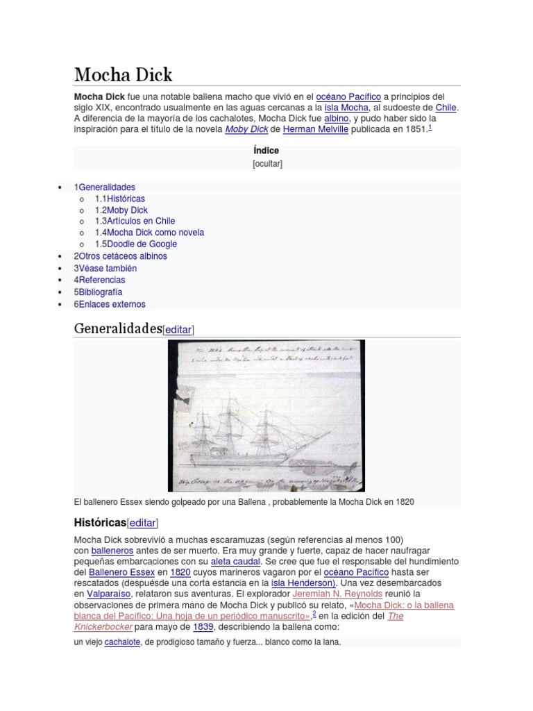 Mocha Dick | PDF | Cetáceos | Ungulados