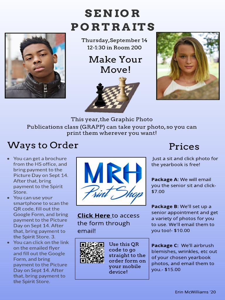 Senior Portraits Photo Session Details | PDF