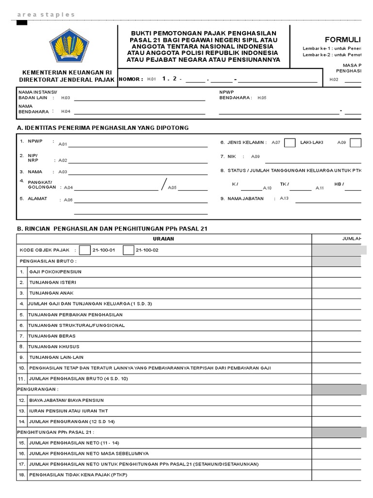 Form 1721 A1 | PDF