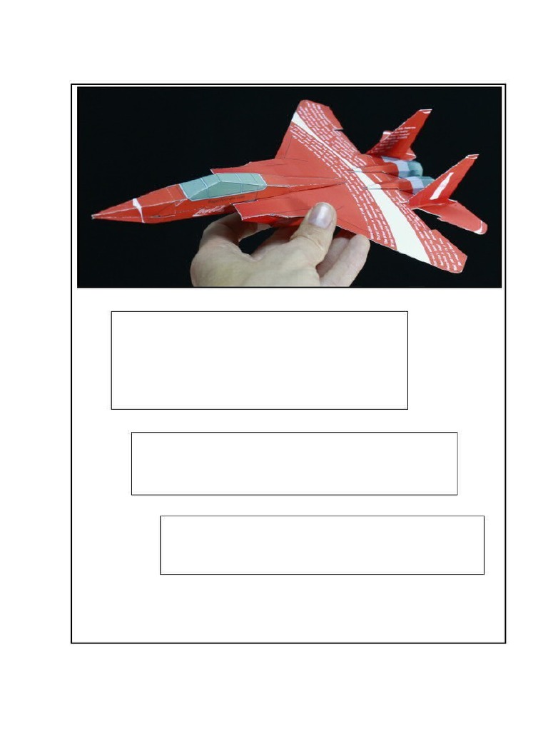 Aircraft Paper F15 | PDF | Flight | Flap (Aeronautics)