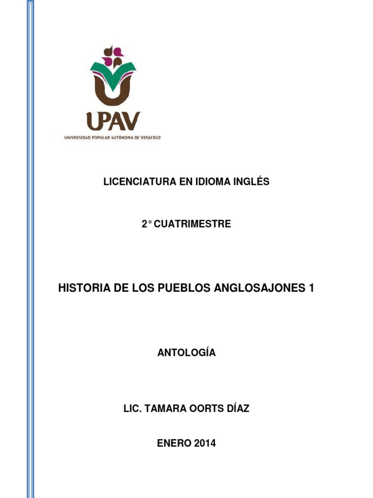 Historia de Los Pueblos Anglosajones 1 A PDF | PDF | Runas | Lenguas de ...