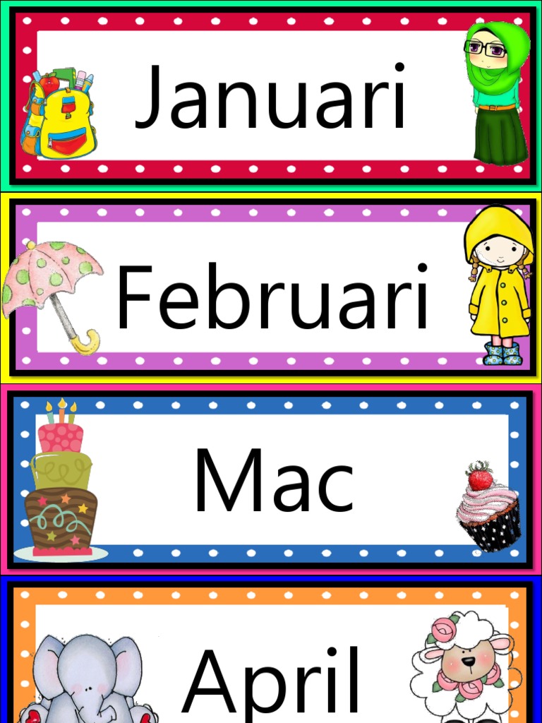 Bulan Dalam Setahun | PDF