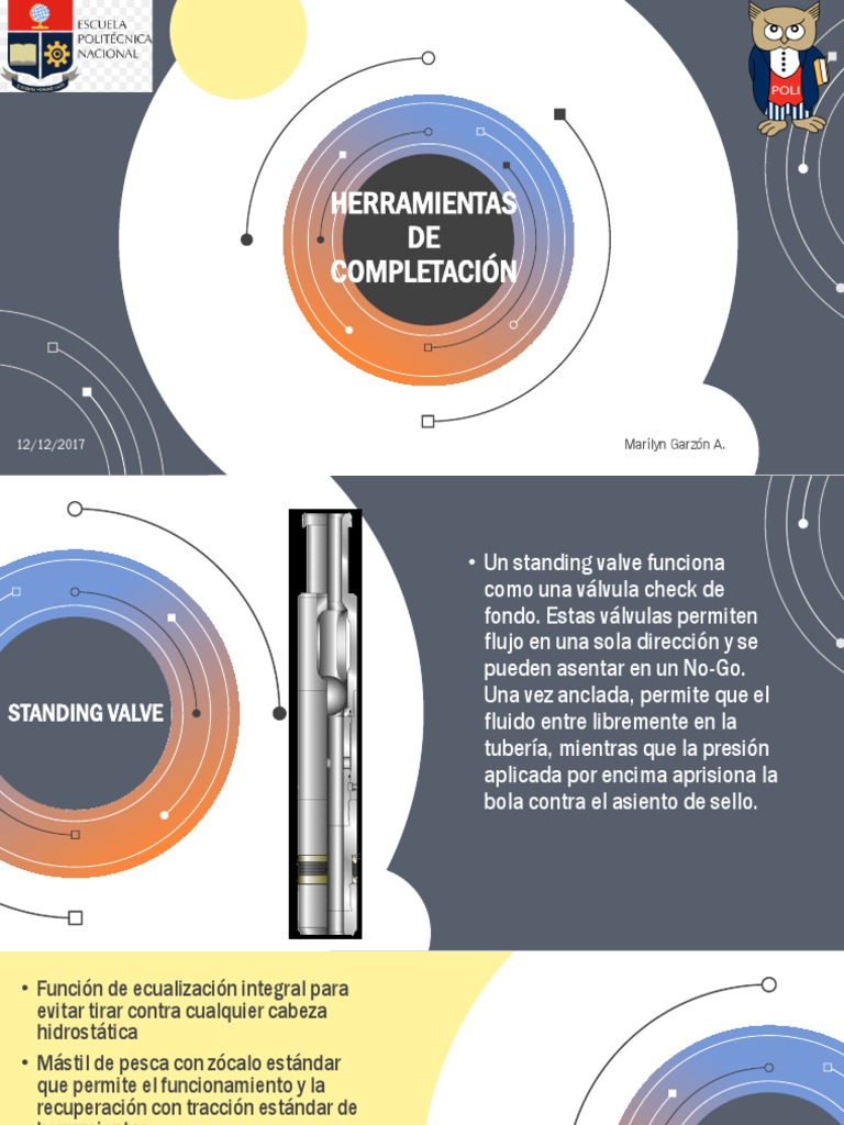 Función y Beneficios del Standing Valve | PDF