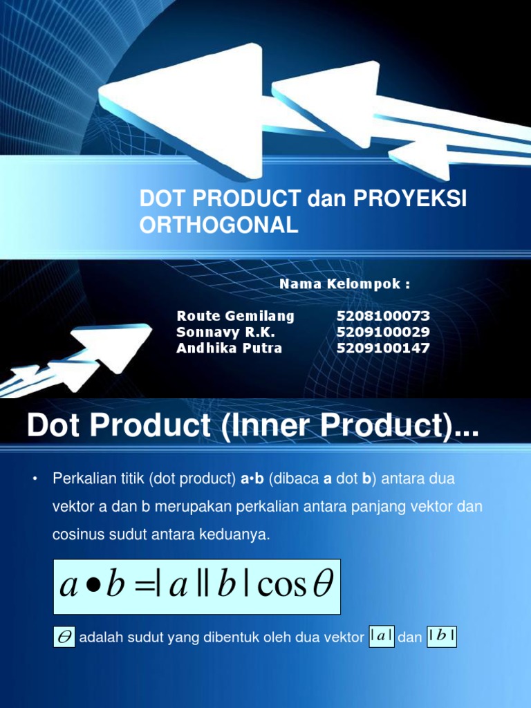 Dot Product dan Proyeksi Vektor | PDF