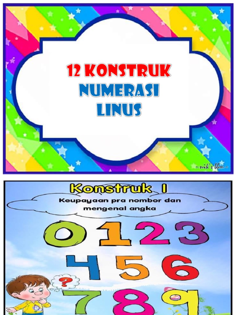 12 Konstruk Numerasi LINUS