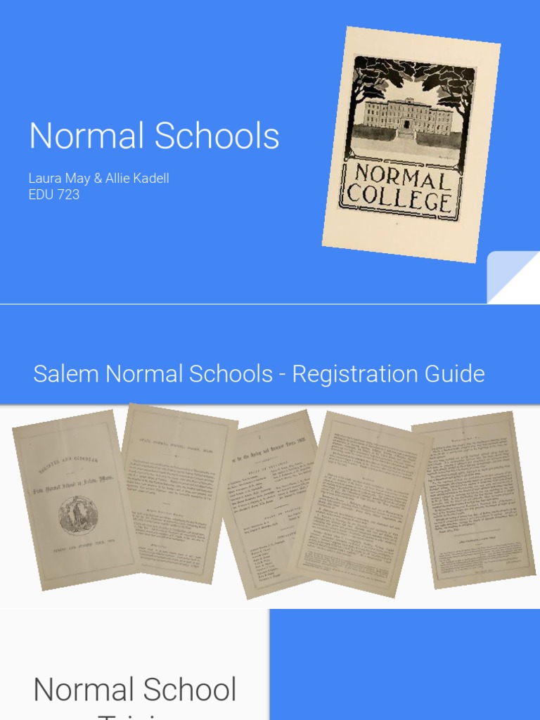 Normal Schools | PDF | Learning | Behavior Modification