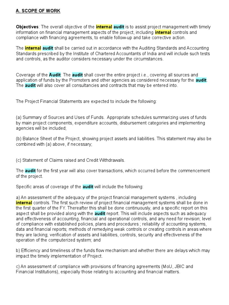 10_internal Audit Manual for Construction Companies | Internal Control ...