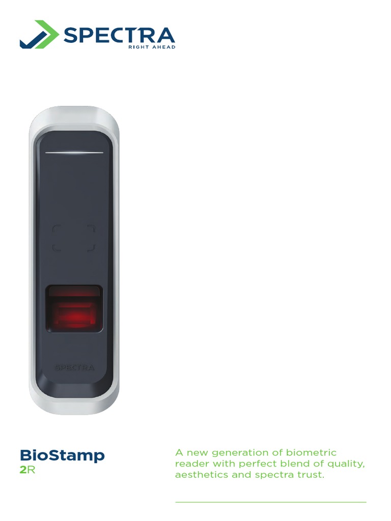 BioStamp 2R | PDF | Fingerprint | Authentication