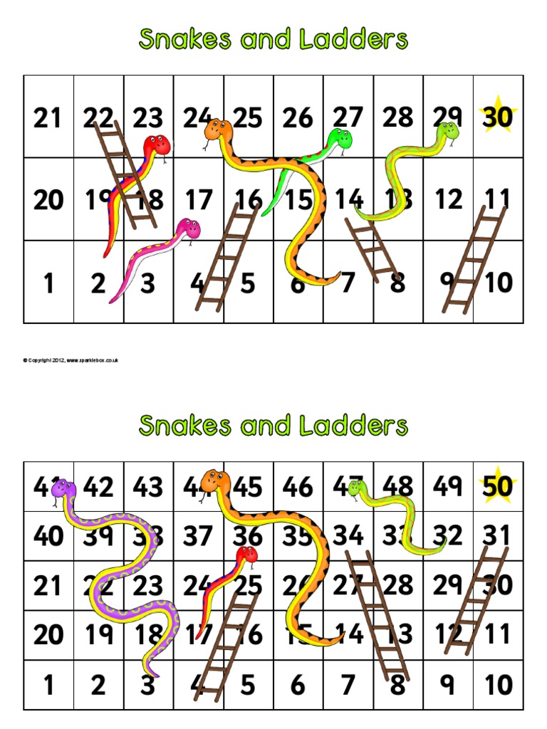 Snakes and Ladders PDF | PDF