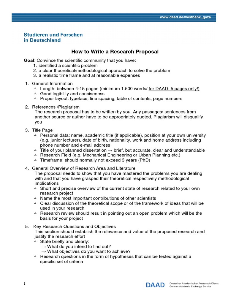 How To Write A Research Proposal | PDF | Abstract (Summary) | Academic ...