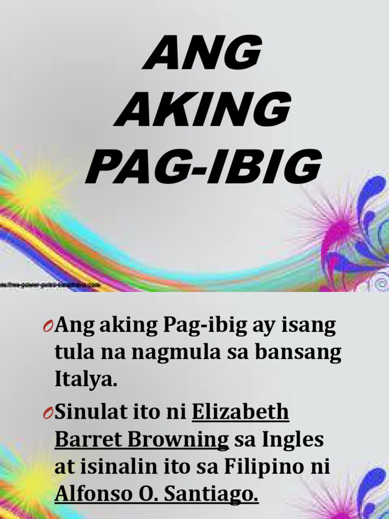 Ang Aking Pag-Ibig | PDF