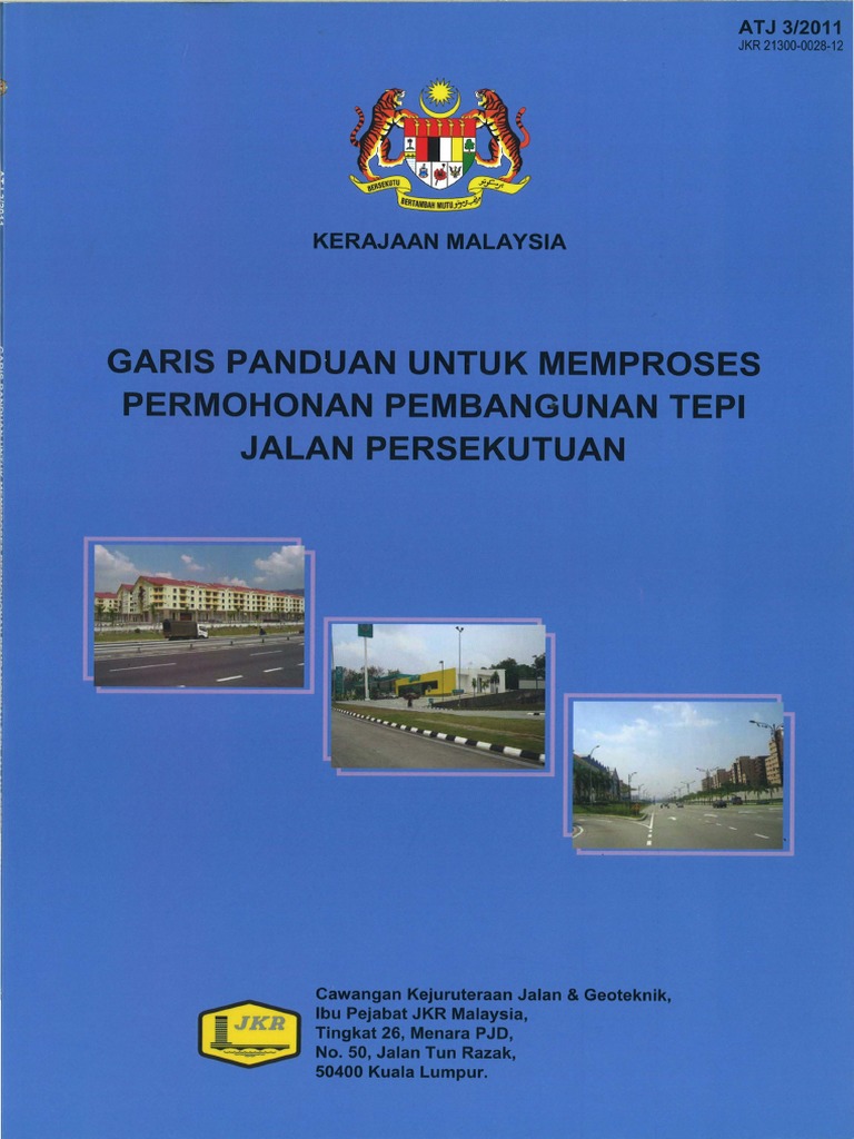 ATJ 3-2011 - JKR Malaysia - Garis Panduan Untuk Memproses Permohonan ...